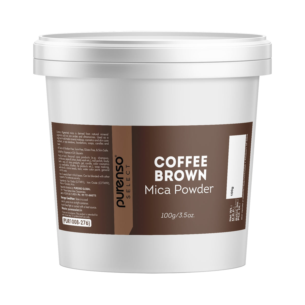 Coffee Brown Mica Powder - Purenso Select