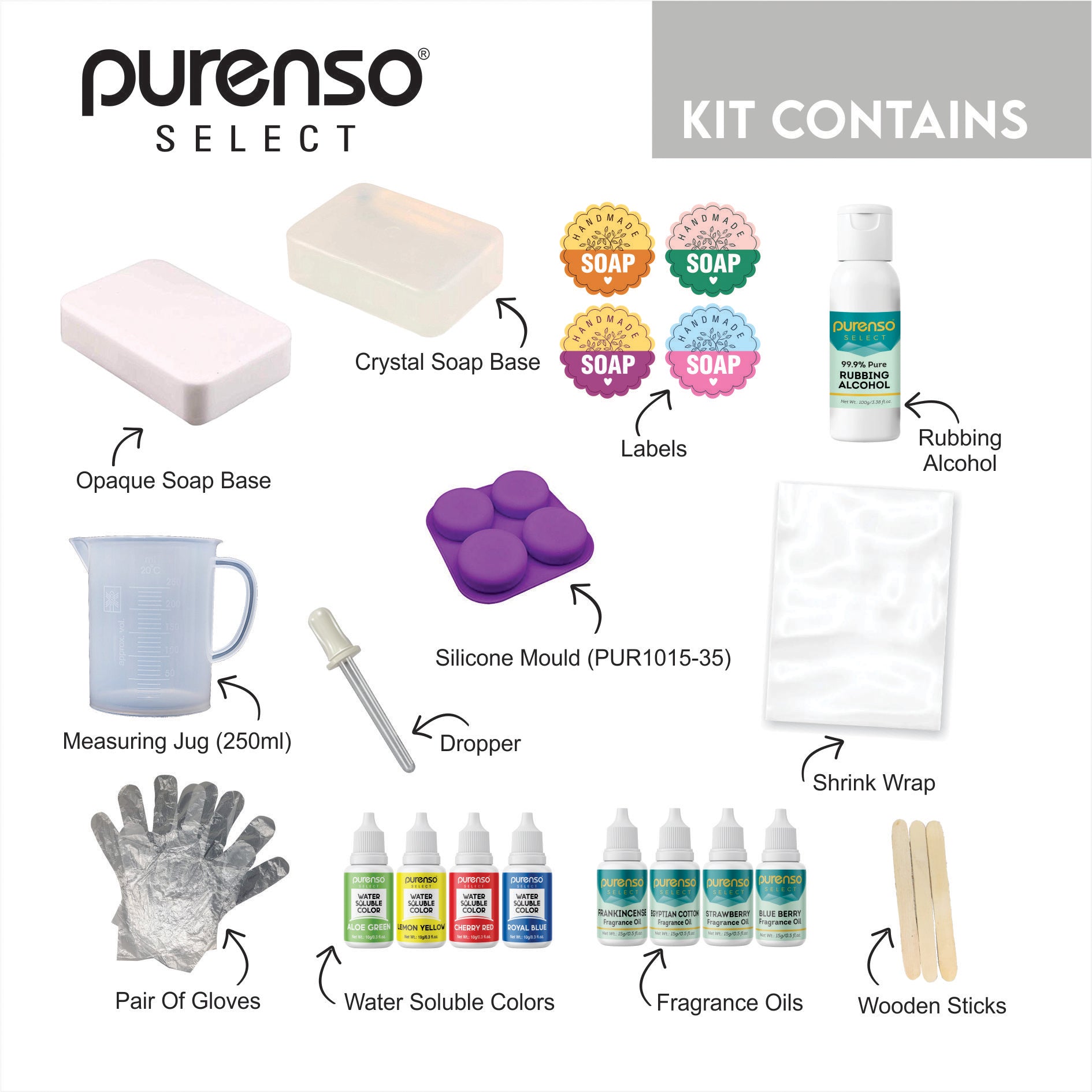 Buy Online Soap Making Kit in India – Purenso Select