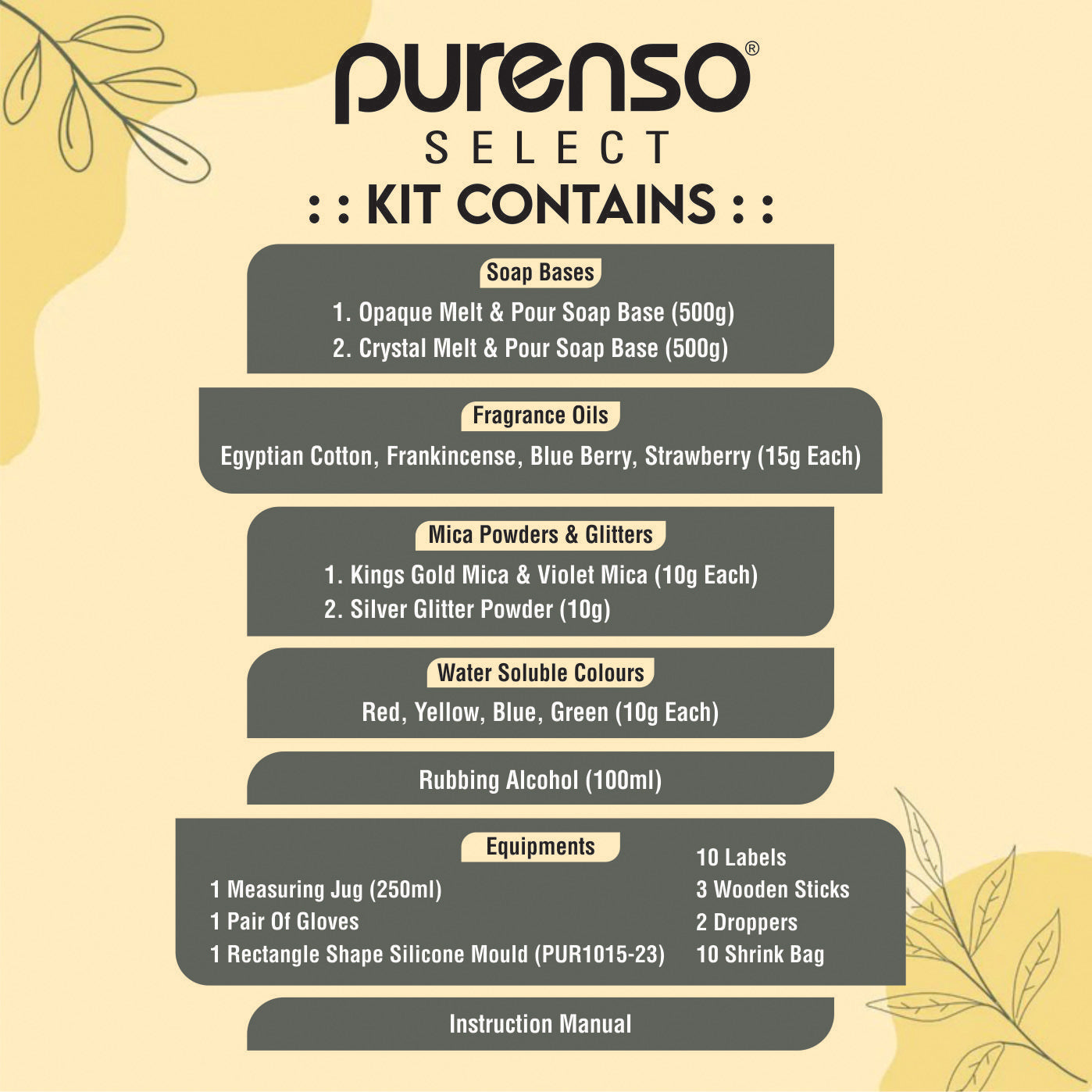 Buy Online Soap Making Kit in India – Purenso Select