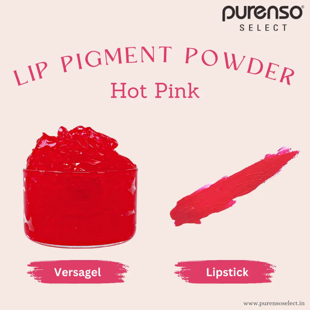 Lip Pigment Powder - Hot Pink - Purenso Select