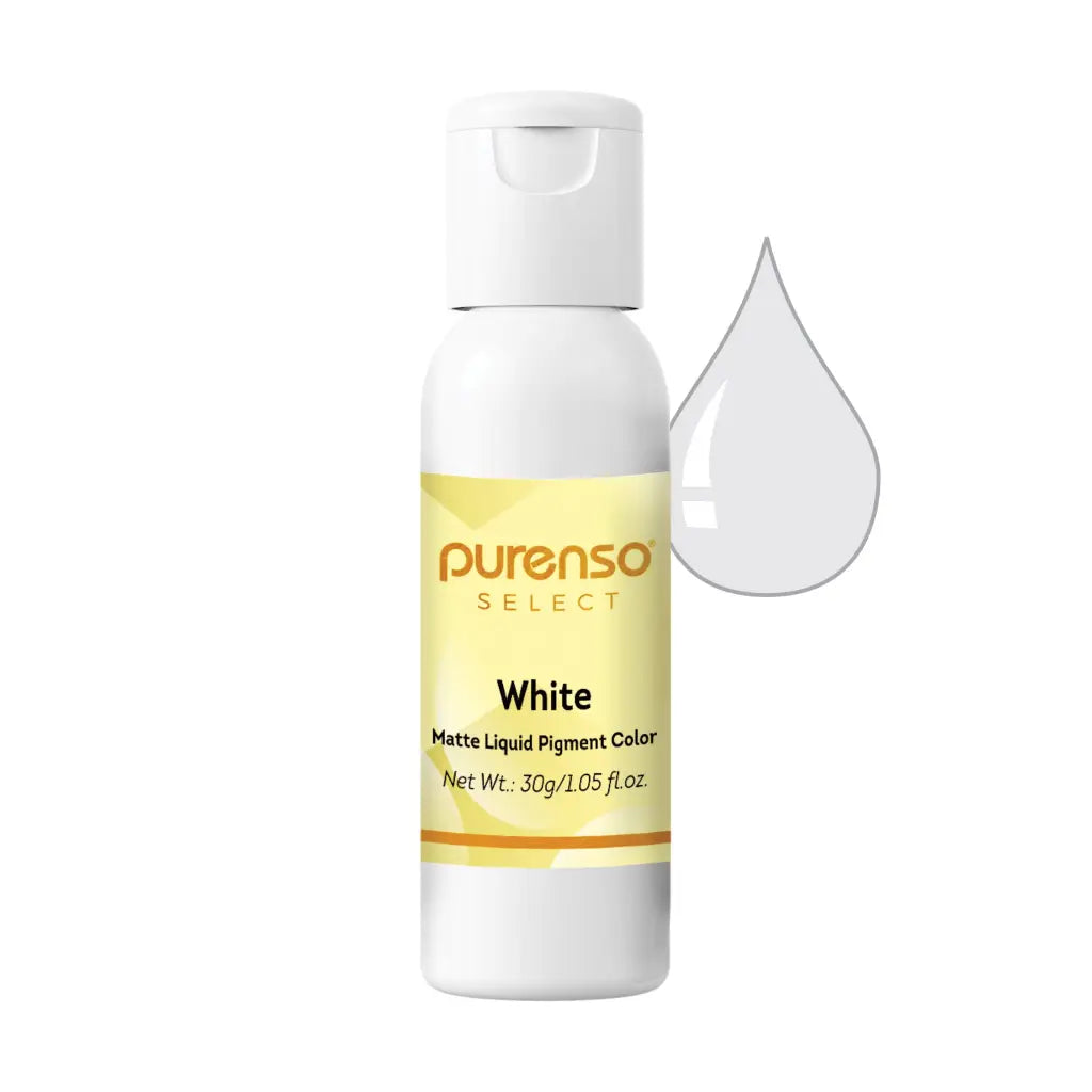 Matte White Liquid Pigment (Non Bleeding Colors) - Purenso Select