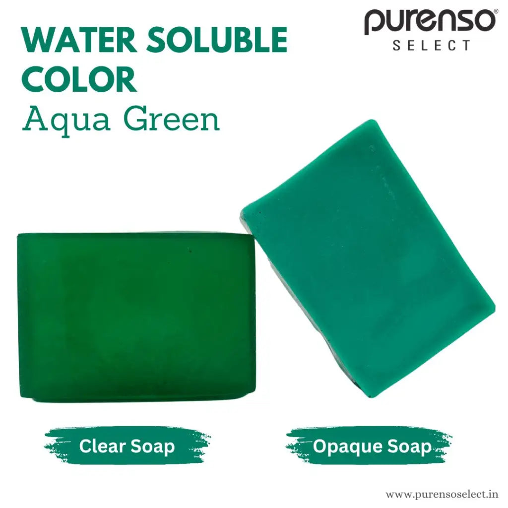 Water Soluble Liquid Colors - Aqua Green - Purenso Select