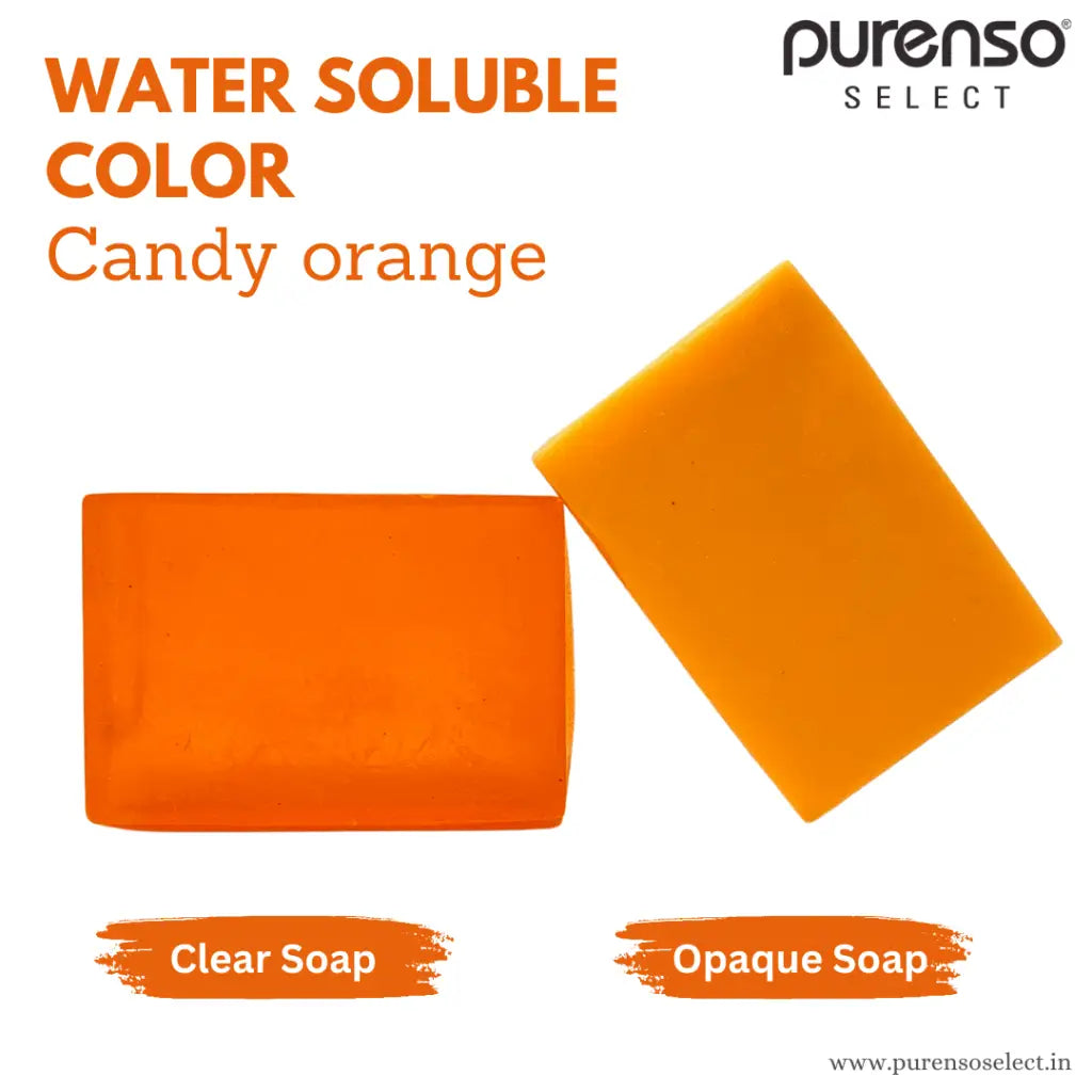 Water Soluble Liquid Colors - Candy Orange - Purenso Select